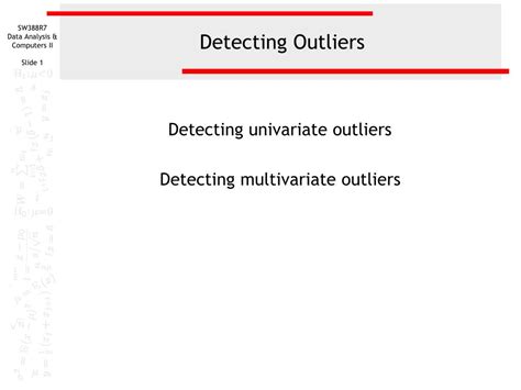 PPT Detecting Outliers PowerPoint Presentation Free Download ID 227171