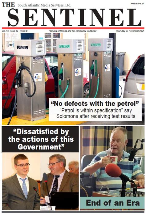 Sentinel Vol 13 Issue 32 South Atlantic Media Services