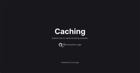 Caching