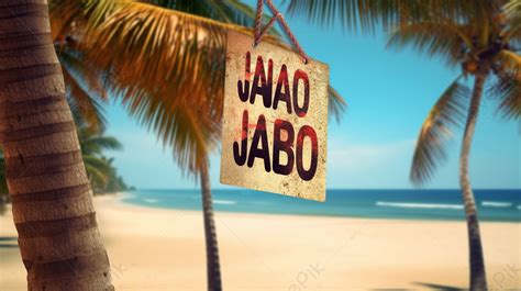 백신 없음 직업 없음 고용 위기 야자수 및 해변 배경을 묘사하는 강력한 3d 렌더링 표시 나무 표시 배경 휴가 배경 해변 여행 배경 이미지 Hd 나무 표시