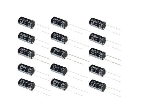 330uf 50v 10x17 20 40 To 105Ã‚°c 20 Pcs Aluminum Electrolytic