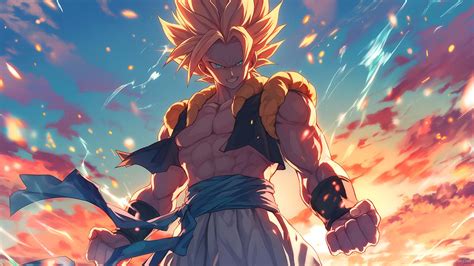 Gogeta Super Saiyan Epic Desktop Wallpaper 4k Db Wallpaper 4k