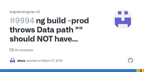 Ng Build Prod Throws Data Path Should Not Have Additional