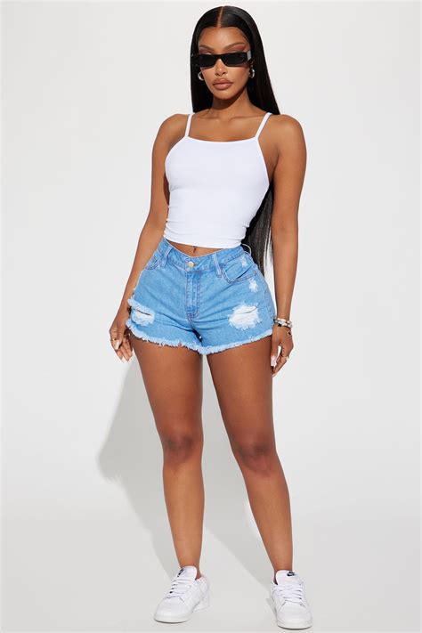 Spellbound Low Rise Stretch Denim Shorts Light Wash Fashion Nova