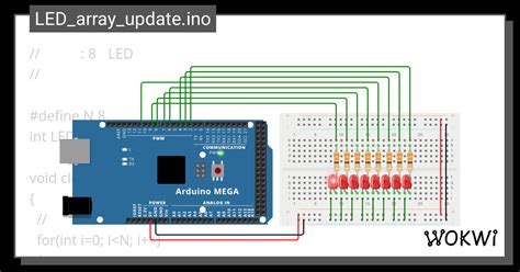 Ledarrayupdate Wokwi Esp32 Stm32 Arduino Simulator