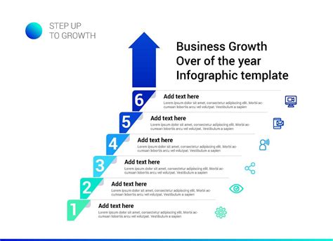 Step Up To Growth 10753986 Vector Art At Vecteezy