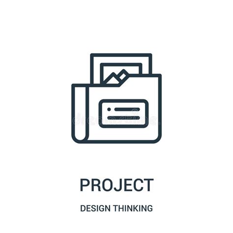 Project Icon Vector From Crowdfunding Collection Thin Line Project Outline Icon Vector