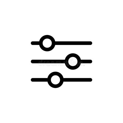 Setting Icon Cog Settings Icon Symbol Stock Vector Illustration Of Sound Circle