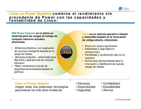 Ibm Power Linux On Power Diseñados Con Innovación Abierta Para Sa