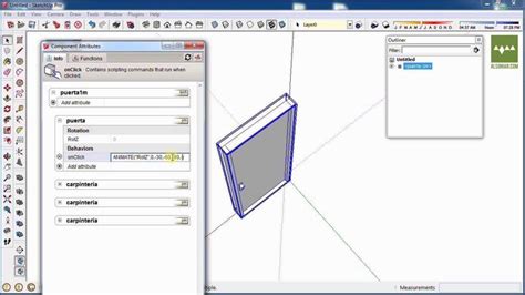Tutorial Sketchup Introducción A Componentes Dinámicos