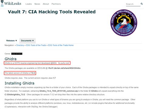 ghidra software reverse engineering framework逆向工具分析 绿盟科技技术博客