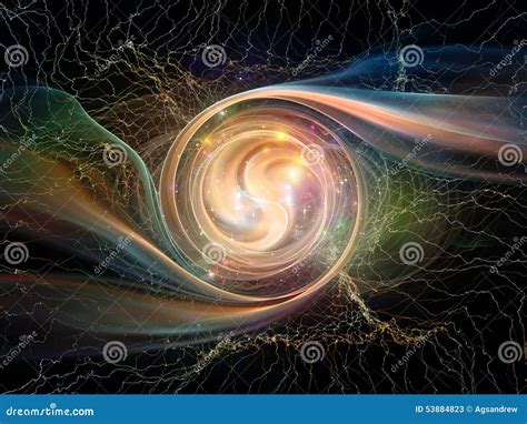 Digital Abstract Visualization Stock Illustration Illustration Of Movement Laboratory 53884823