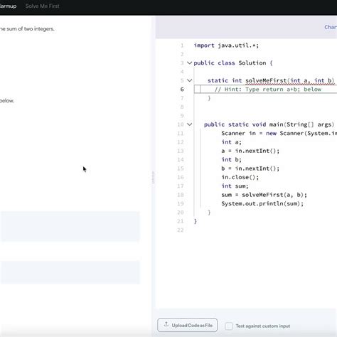 Hackerrank Solve Me First Youtube