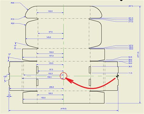 solved inventor drawing place ordinate origin at intersection of two