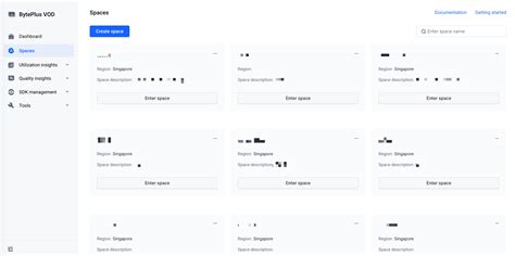Dashboard Byteplus Video On Demand Byteplus