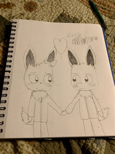 Eeveelution Squad Fanart Sunshine X Axel By Df978 On Deviantart