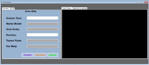 GitHub Melanocetuss Stok Takip Sistemi Information System Görsel Arayüz D B Bağlantı
