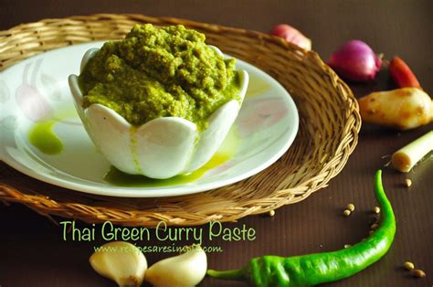 Thai Green Curry Paste For Authentic Thai Curries