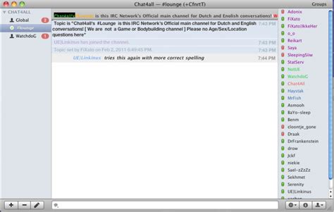 IRC Client Chat4AllFAQ