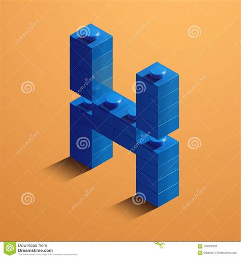 3d Isometric Letter X Of The Alphabet 3d Isometric Plastic Letter From The Constructor Blocks