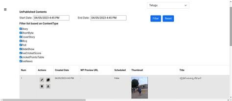 React Admin Application For Mobile App Content Creation Ktree Global It Services Company
