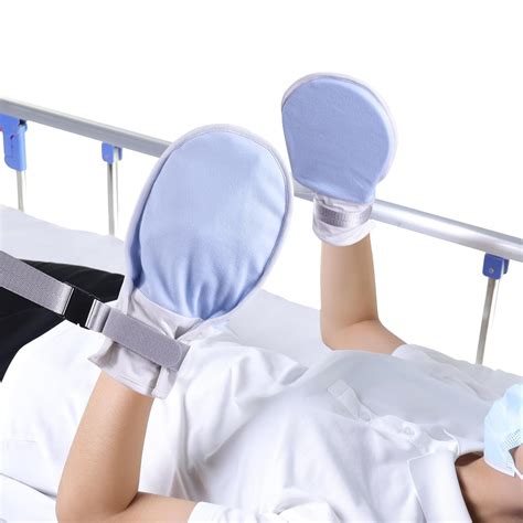 Medical Restraint Mittens With Removable Ties For Patients