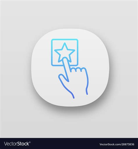 Add To Favorite Button Click App Icons Set Vector Image