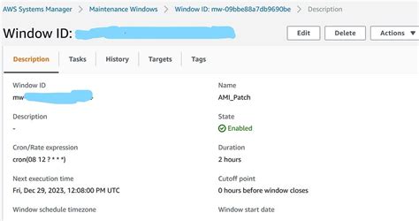Aws Use Maintenance Window To Install Os Patches In Ec2 Instances