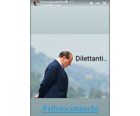 Francesca Pascale Posta Foto Di Berlusconi Dilettanti… Espansionetv