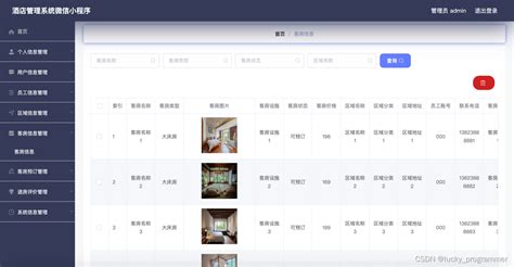 Java 项目源码 微信小程序的酒店管理系统 酒店客房 Springboot小程序酒店源码 Csdn博客