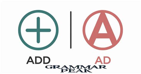 add vs ad clarifying their meanings and uses grammar peak