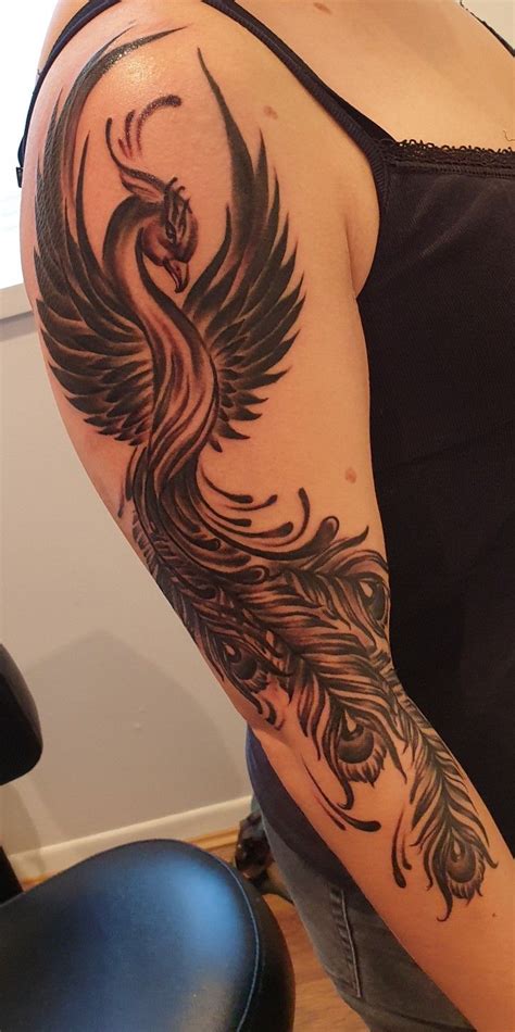 Pin By Christina Marie On Mommys Favs Phoenix Tattoo Design Sleeve