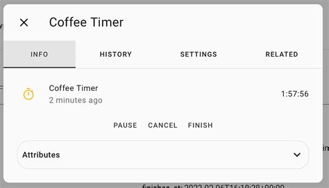 mushroom how to display remaining time of a timer frontend home