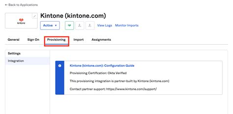 Synchronize User Data With Oktas User Provisioning Feature Kintone