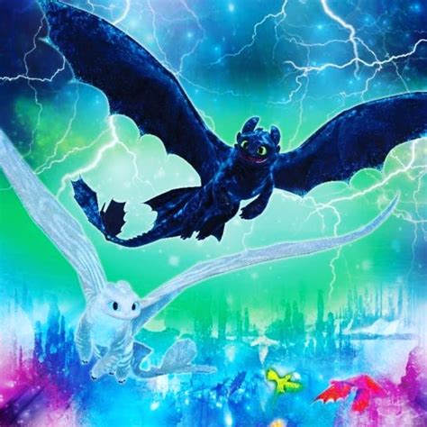 Toothless And Light Fury How To Train Dragon How Train Your Dragon