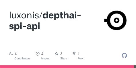 Github Luxonisdepthai Spi Api