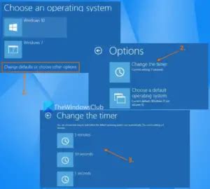 How To Change Boot Menu Timeout In Windows
