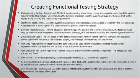 Creating Functional Testing Strategypptx