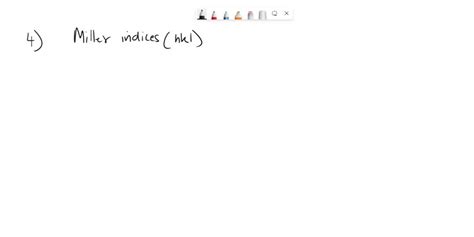 SOLVED Draw the following planes in a simple cubic unit cell Ì Ì