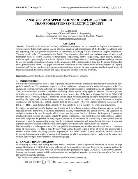 Pdf Applications Of Laplace Transformation And Fourier Dokumen Tips