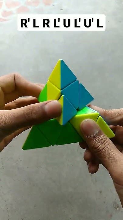 Pyraminx Cube Last Layer Algorithm Flipped Edge Solution Youtube