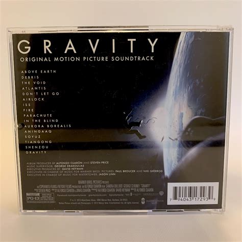 Gravity Original Score By Steven Price Cd Sep 2013 Watertower