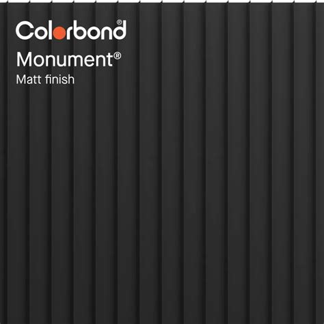 Monument® Matt Finish Standing Seam Profile By Colorbond® Steel