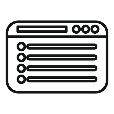 Web Record Keeping Icon Outline Vector Financial Banking 35533334