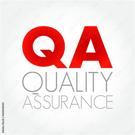 QA Quality Assurance Systematic Process Of Determining Whether A Product Or Service Meets