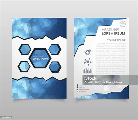 비즈니스 벡터입니다 브로슈어 서식 파일 레이아웃 표지 디자인 연례 보고서 잡지 전단지 A 4에서 빨강 삼각형 사각 원형 꽃
