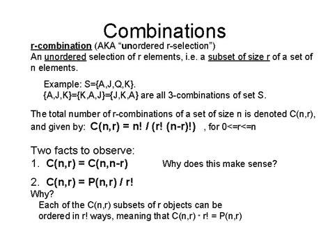 Permutations Rpermutation Aka Ordered Rselection An Ordered Arrangement