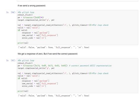 Fault 12 Correct Password Return False · Issue 41 · Newaetechchipwhisperer Jupyter · Github