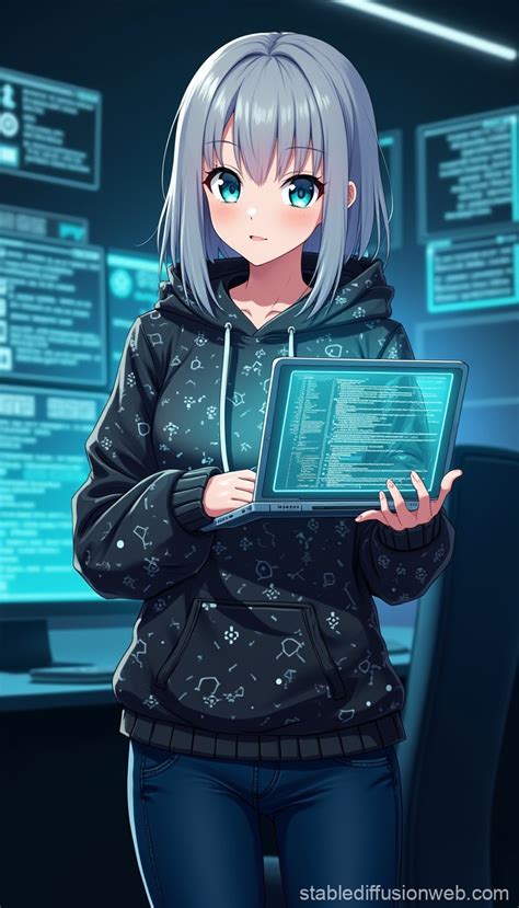 Anime Technology Girl