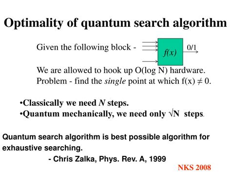 PPT Can Quantum Search Take Place In Nature Lov K Grover PowerPoint Presentation ID